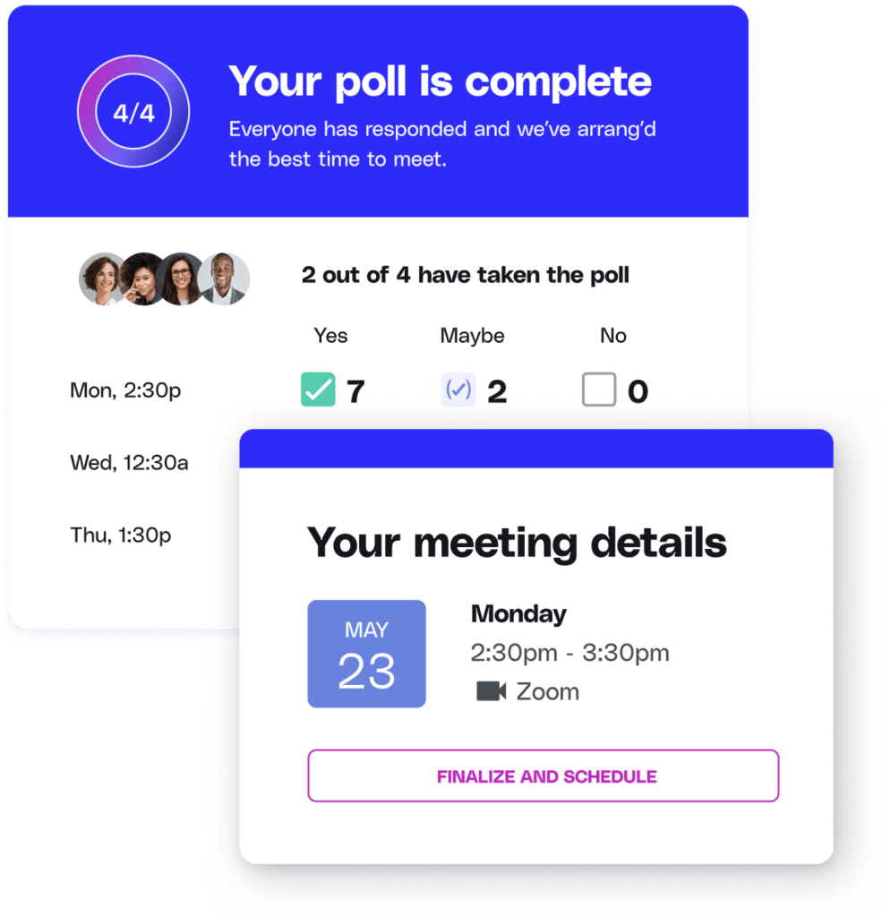 Arrangr - Group Poll Meeting Solutions - Arrangr